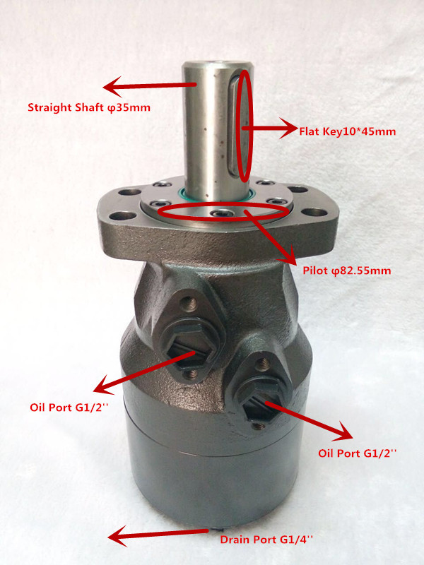 Low Noise Low Pressure Hydraulic Motor BMH / OMH 500cc For Concrete ... Low Noise Low Pressure Hydraulic Motor BMH / OMH 500cc For Concrete ...