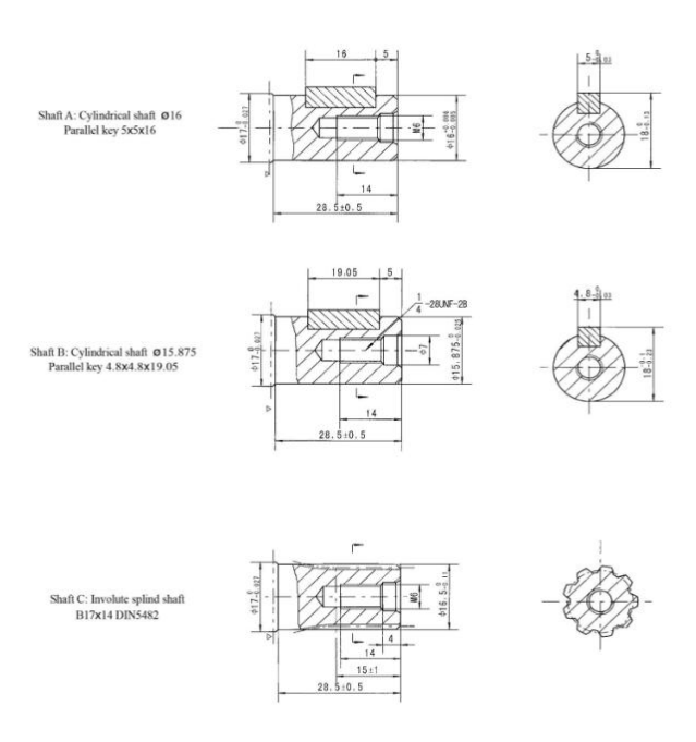 Compact Hydraulic Motor BMM / OMM / MM Series , Low Weight Low RPM Gear ...